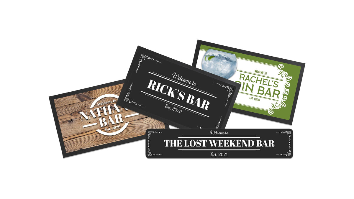 Custom Bar Mats & Branded Runners for Your Bar – Bar-Mats.co.uk
