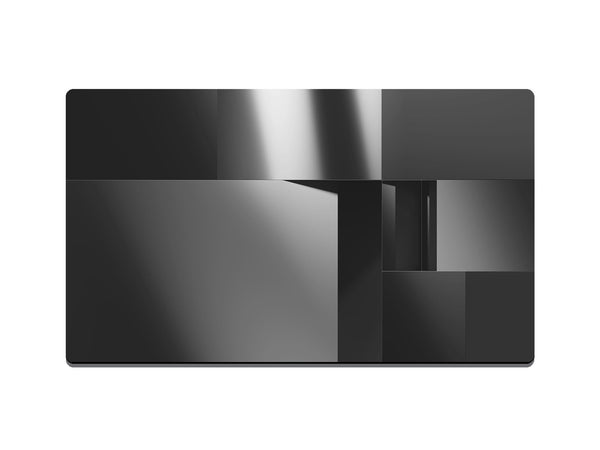 Personalised Black Monochrome Reflective Tiles Gaming Mat - Desk Mat ...