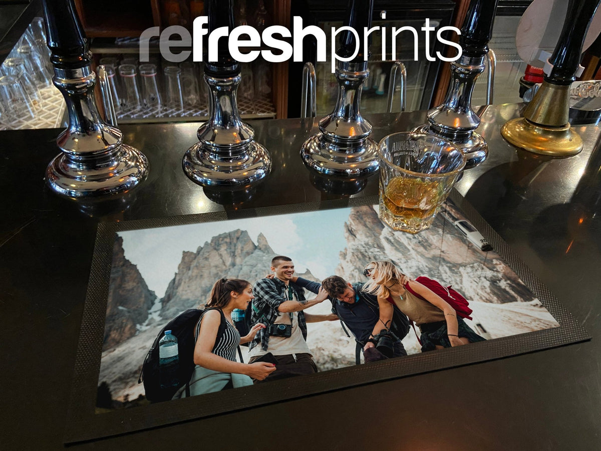 Custom Photo Regular Bar Runner – Bar-Mats.co.uk