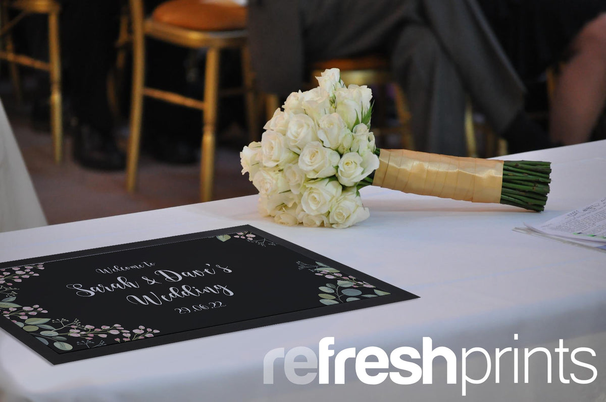 Personalised Wedding Border Bar Gift Set Custom – Bar-Mats.co.uk